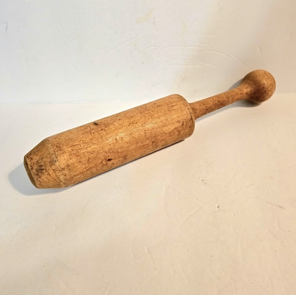 Vintage America | Kitchen | Vintage Primitive Wooden Pestle Masher ...